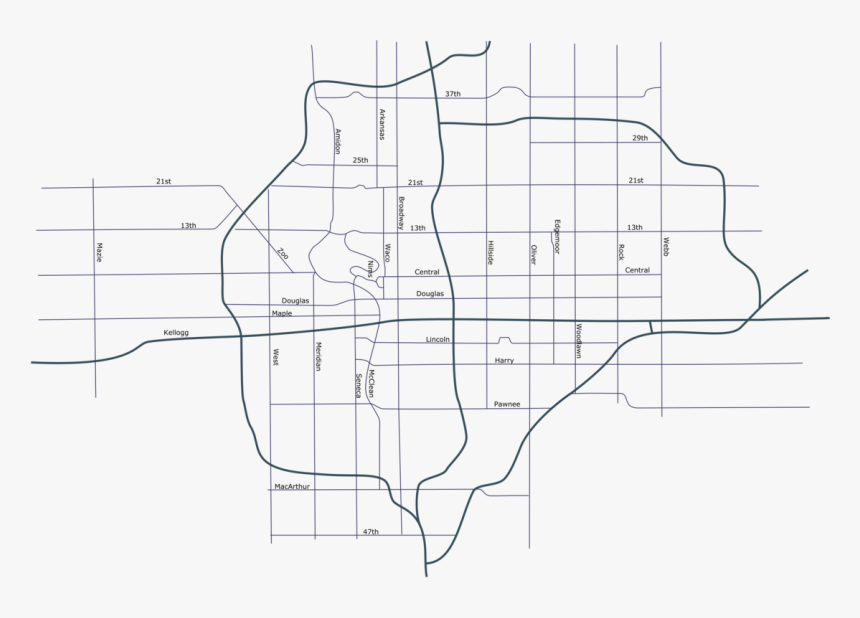 Line Art,angle,area - Street Map Line Art, HD Png Download ...
