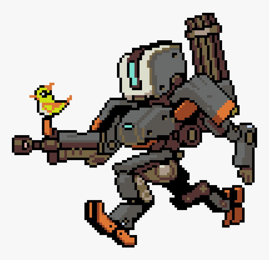 Pixie Engine Logo - Overwatch Bastion Pixel Spray, HD Png Download ...