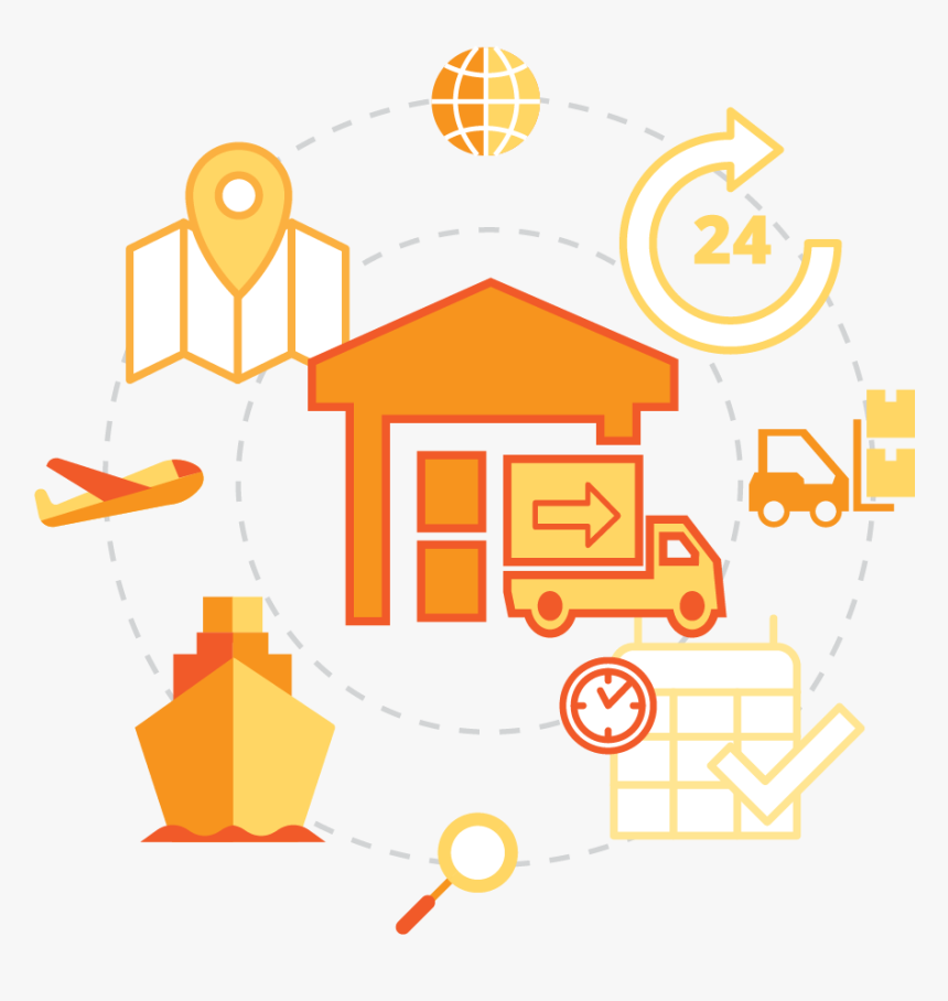 Smart Supply Chain Icon, HD Png Download , Transparent Png Image - PNGitem