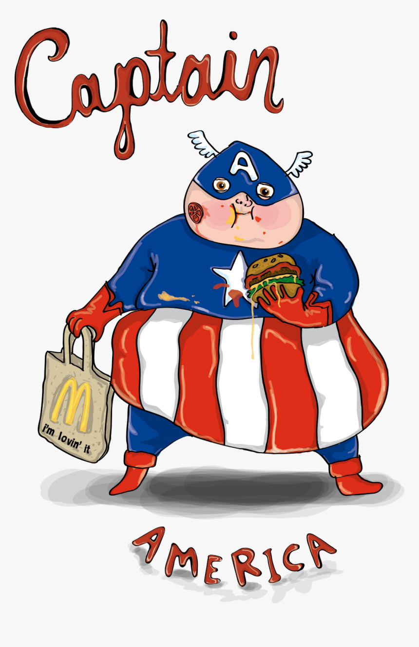 Captain America Fat Png, Transparent Png , Transparent Png Image - PNGitem