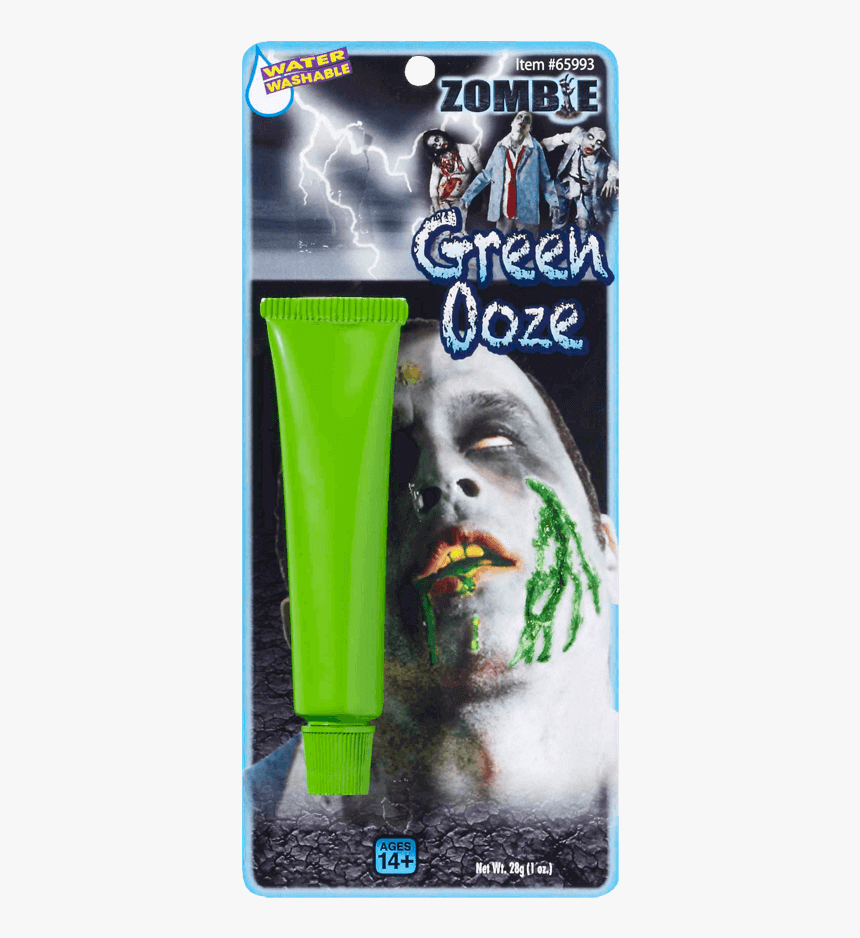 Green Zombie Ooze - Halloween Costume, HD Png Download , Transparent ...