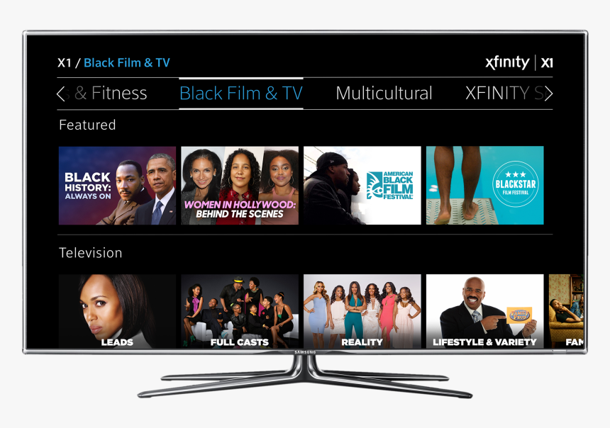 Xfinity Black Film And Tv, HD Png Download , Transparent Png Image ...