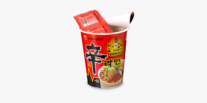 Shin Ramen Cup Open, HD Png Download , Transparent Png Image - PNGitem