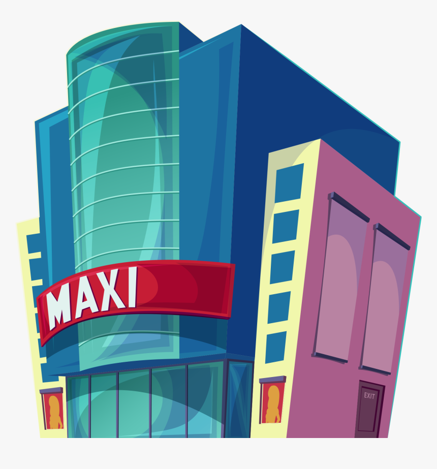 Cinema Building Clipart Free