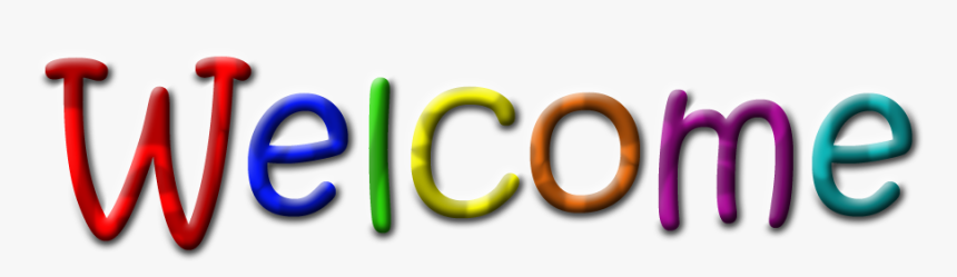 Welcome Multicolour Text Transparent Image Website - Transparent ...