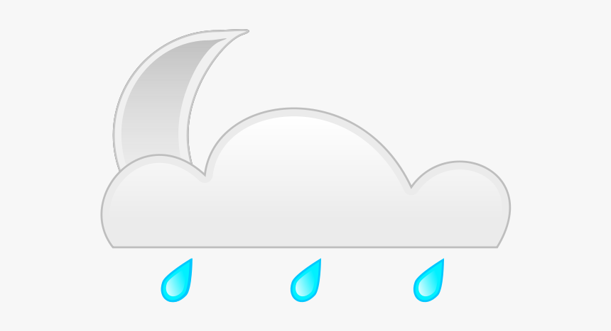 Moon Rain Png Clip Arts - Sun And Rain, Transparent Png , Transparent ...