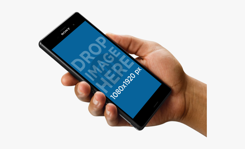 Hand Holding Cell Phone Png, Transparent Png , Transparent Png Image ...