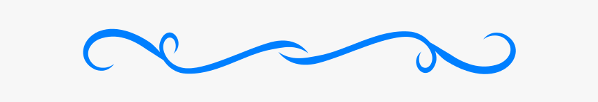Fancy Blue Underline, HD Png Download , Transparent Png Image - PNGitem