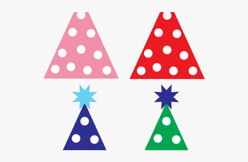 Party Hat Birthday Clipart Clip Art Polka Dot Hd Transparent - Polka ...