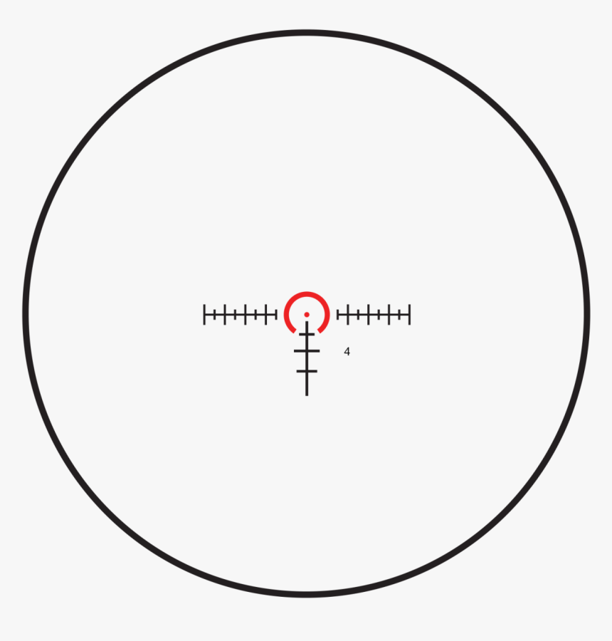 Red Dot Sight Reflector Sight Optics Circle - Circle Area, HD Png ...