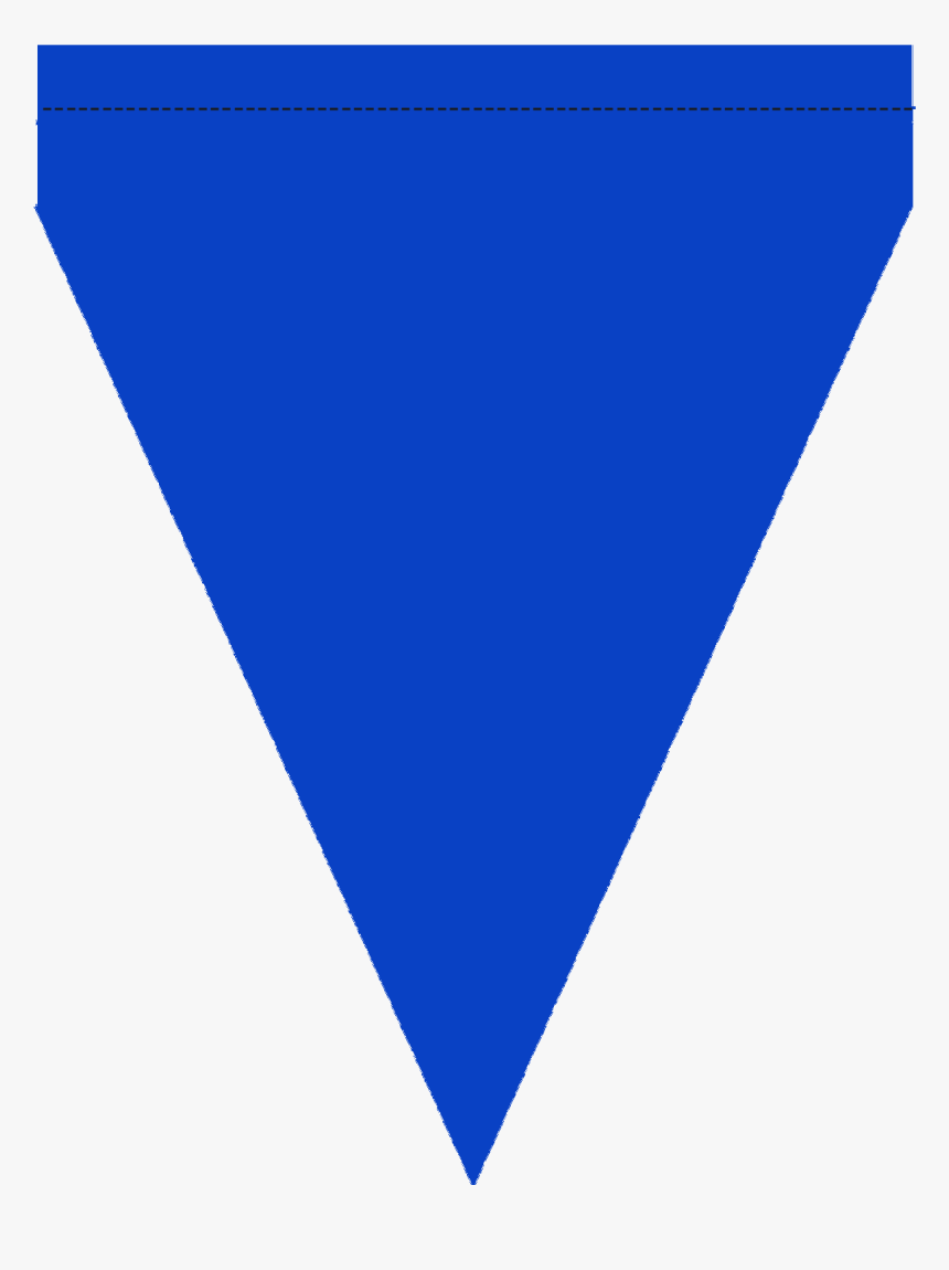 Free Printable Blue Green - Blue Upside Down Triangle, HD Png Download ...