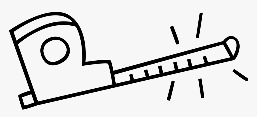 Measuring Tape Clipart Black And White