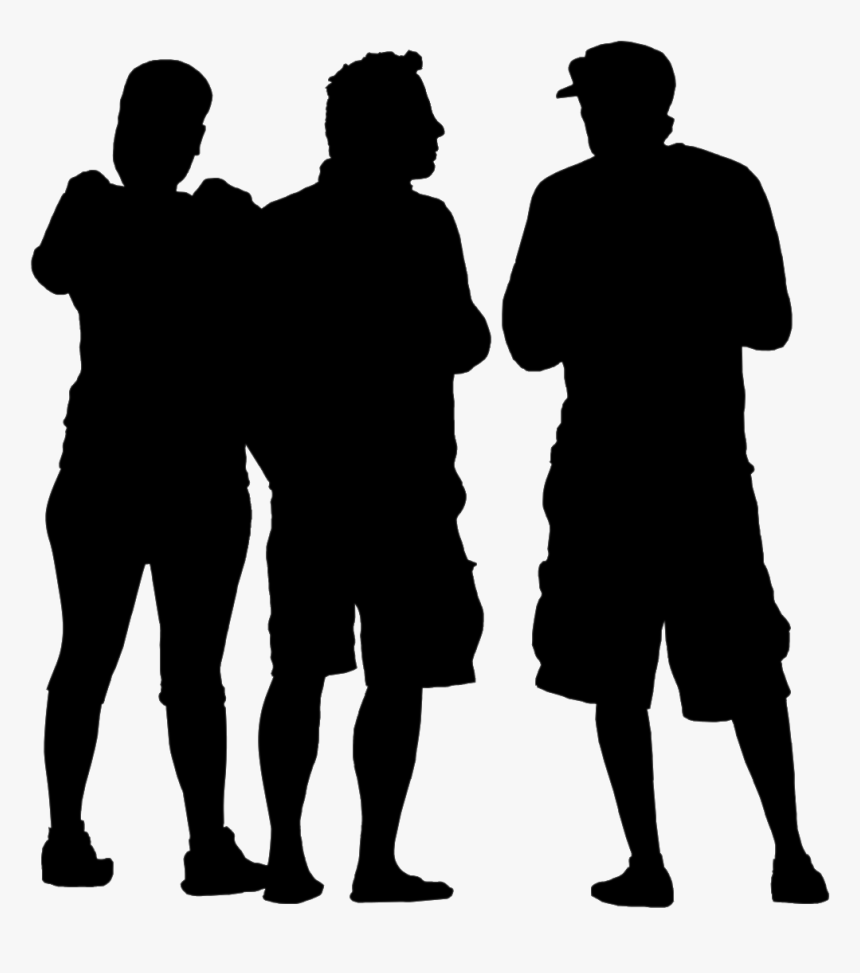 People Silhouette - People From Back Png, Transparent Png , Transparent ...