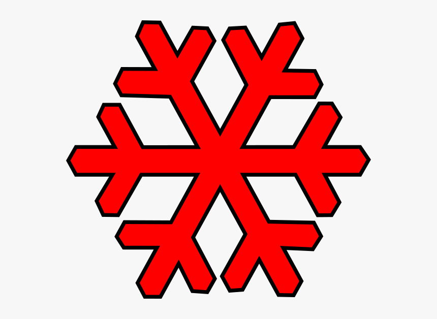 Red Snowflake Png