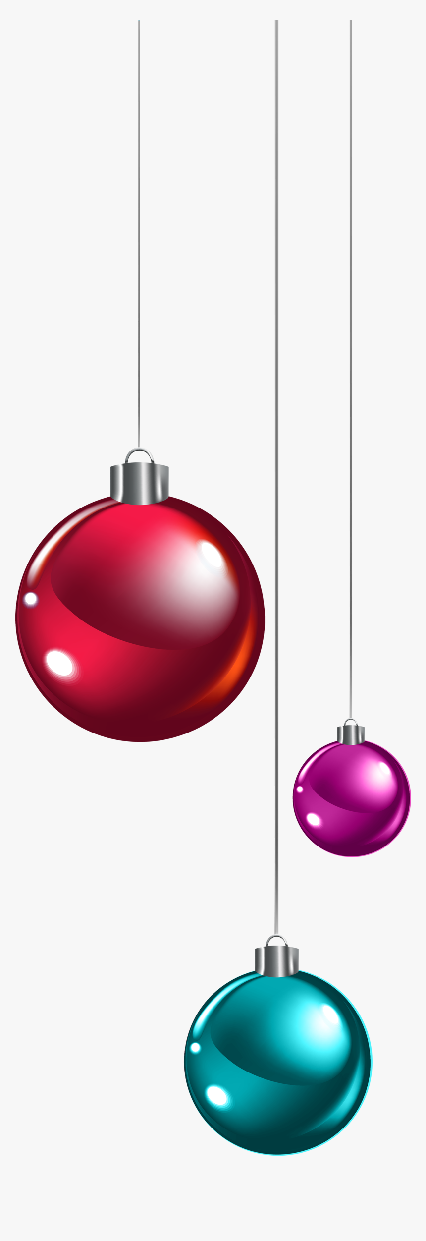 Transparent Christmas Ornament Png - Hanging Christmas Ornaments Clip ...