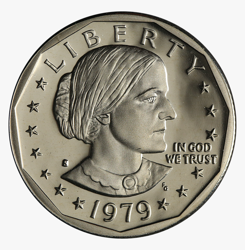 Prl337 - Susan B Anthony Coin Transparent, HD Png Download ...