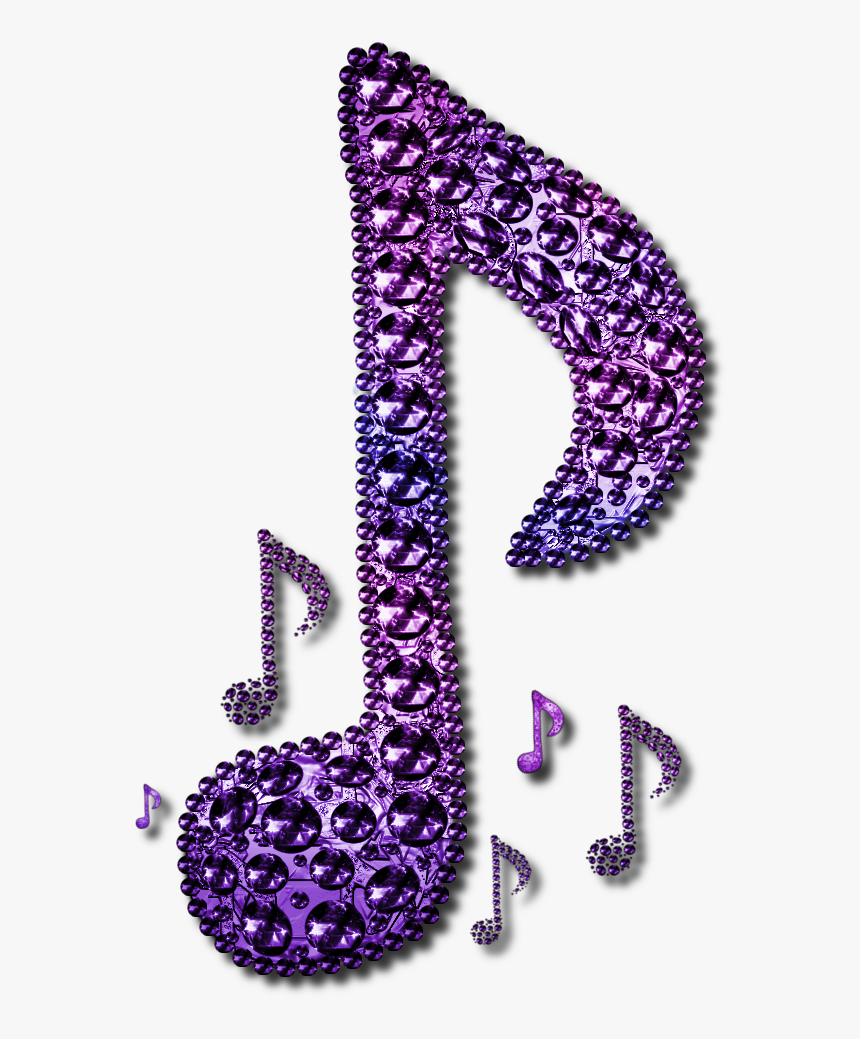 Purple Musical Notes, HD Png Download , Transparent Png Image - PNGitem
