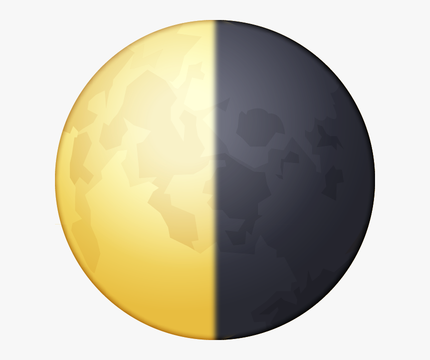 Cycle Icon Png -third Quarter Moon Emoji, Hd Png Download - Last ...