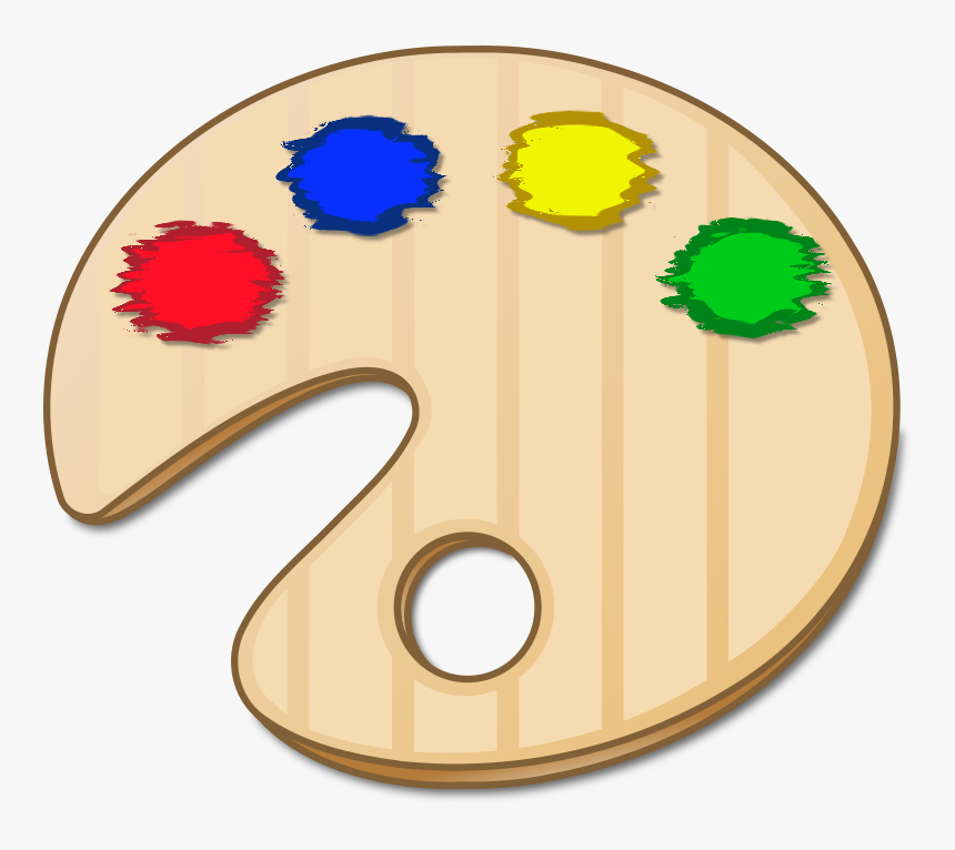 Palette Watercolor Painting Paintbrush - Paint Clipart No Background ...