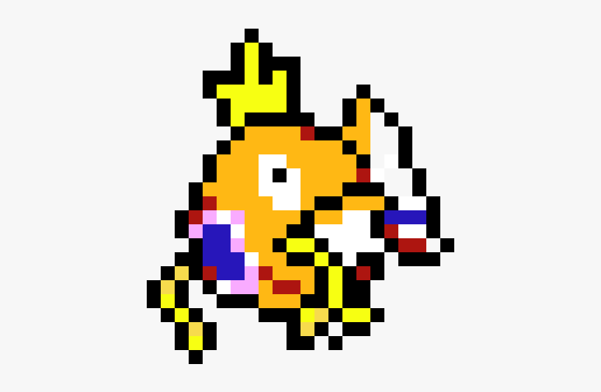 Pixel Art Pokemon Magikarp, HD Png Download , Transparent Png Image ...