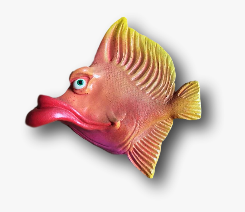 Orange Yellow Elvis Red Lips Fish With Attitude - Snapper, HD Png ...