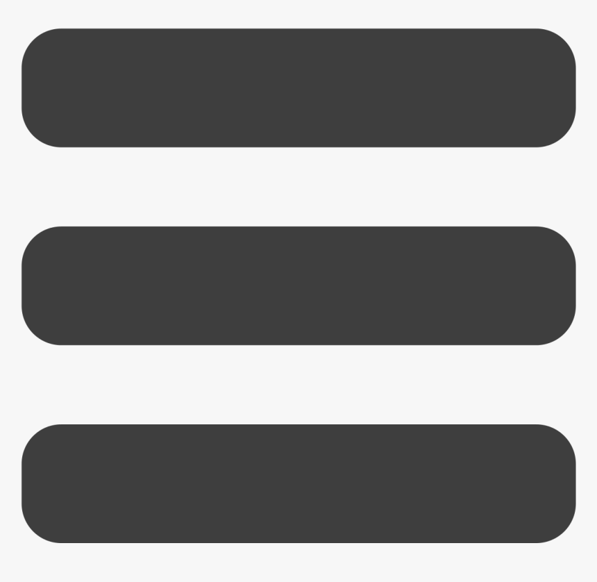 Grey Menu Icon - Menu Toggle Icon Png, Transparent Png , Transparent ...