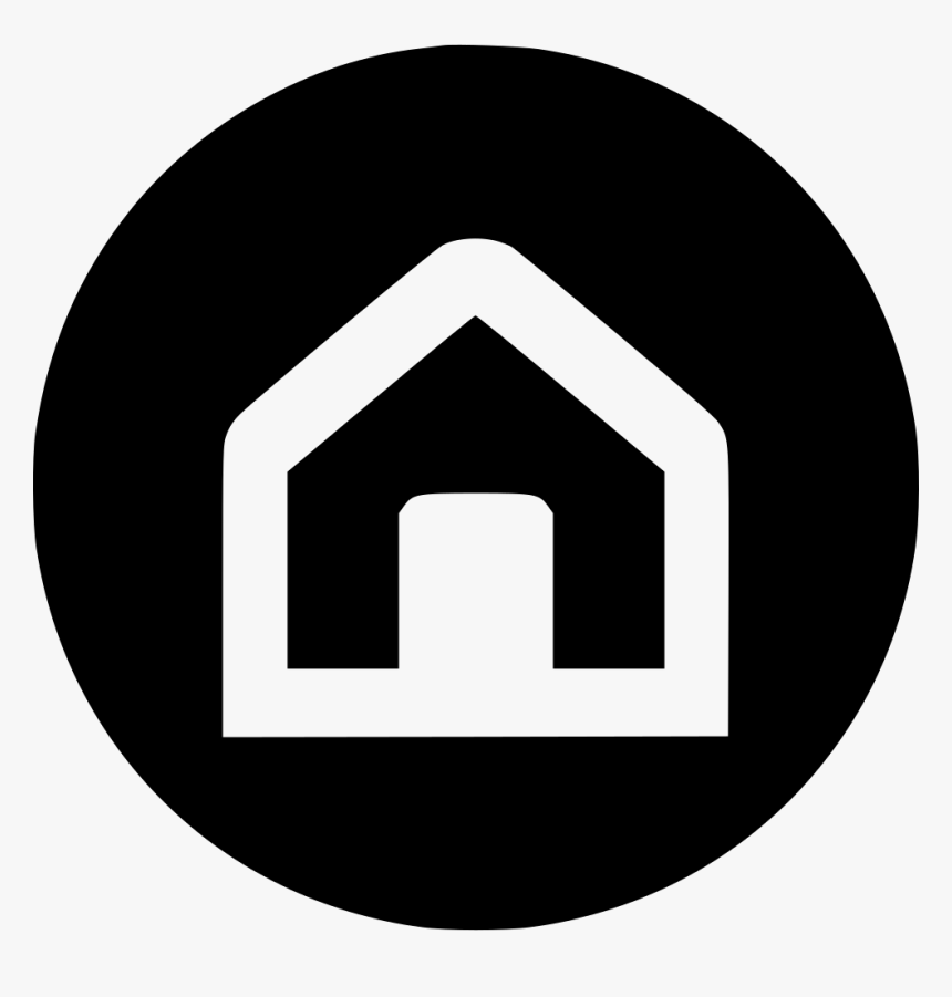 Round Home Icon Png, Transparent Png , Transparent Png Image - PNGitem