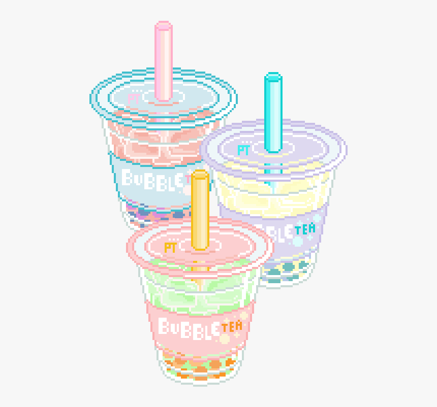 Pixel Art Pixel Boba Tea, HD Png Download , Transparent Png Image - PNGitem