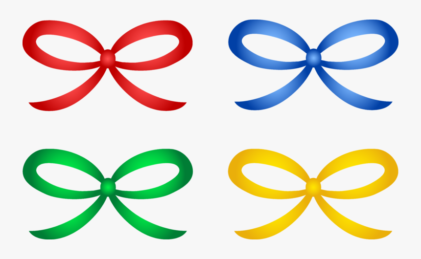 4 Ribbons Clipart Black And White, HD Png Download , Transparent Png ...