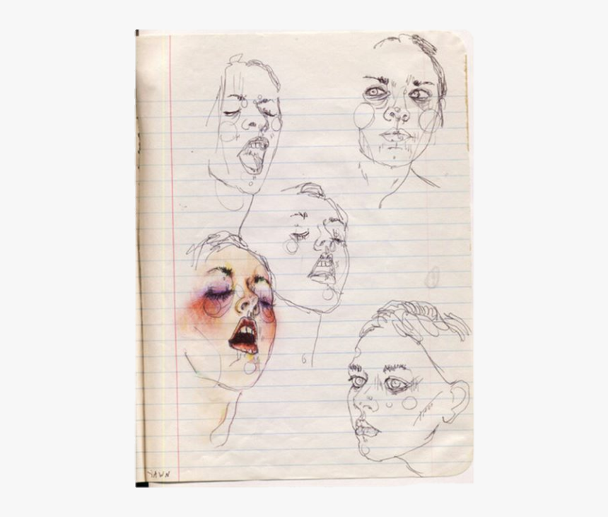 Drawing Art Notebook Paper Journal Sketch Woman Draw - Art Notebook ...