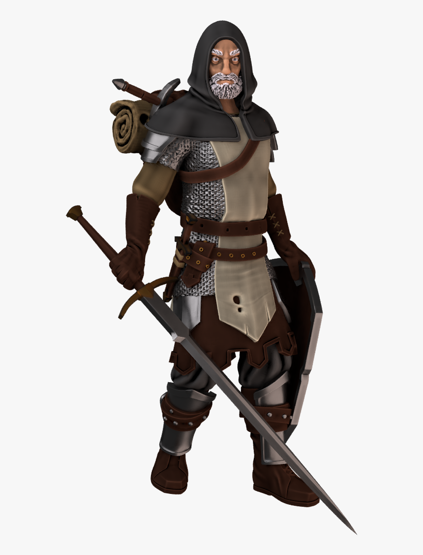 Wandering Knight Human Dnd, HD Png Download , Transparent Png Image ...