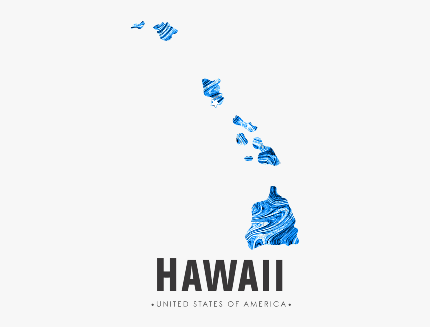 Hawaii Map Art, HD Png Download , Transparent Png Image - PNGitem