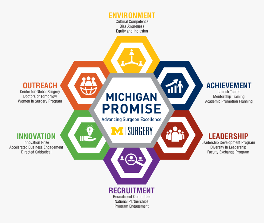 Michigan Promise Graphic With Icons And Initiatives - Leadership ...