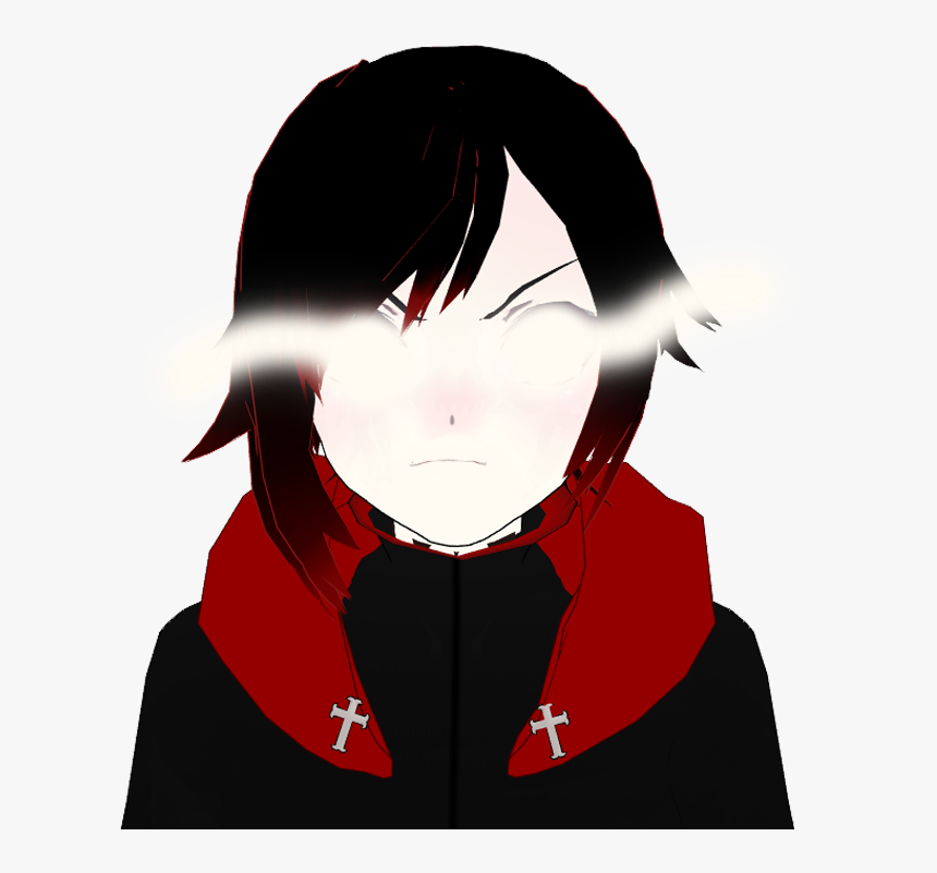 Red Eye Rwby Chapter - Ruby Rose Head Rwby, HD Png Download ...