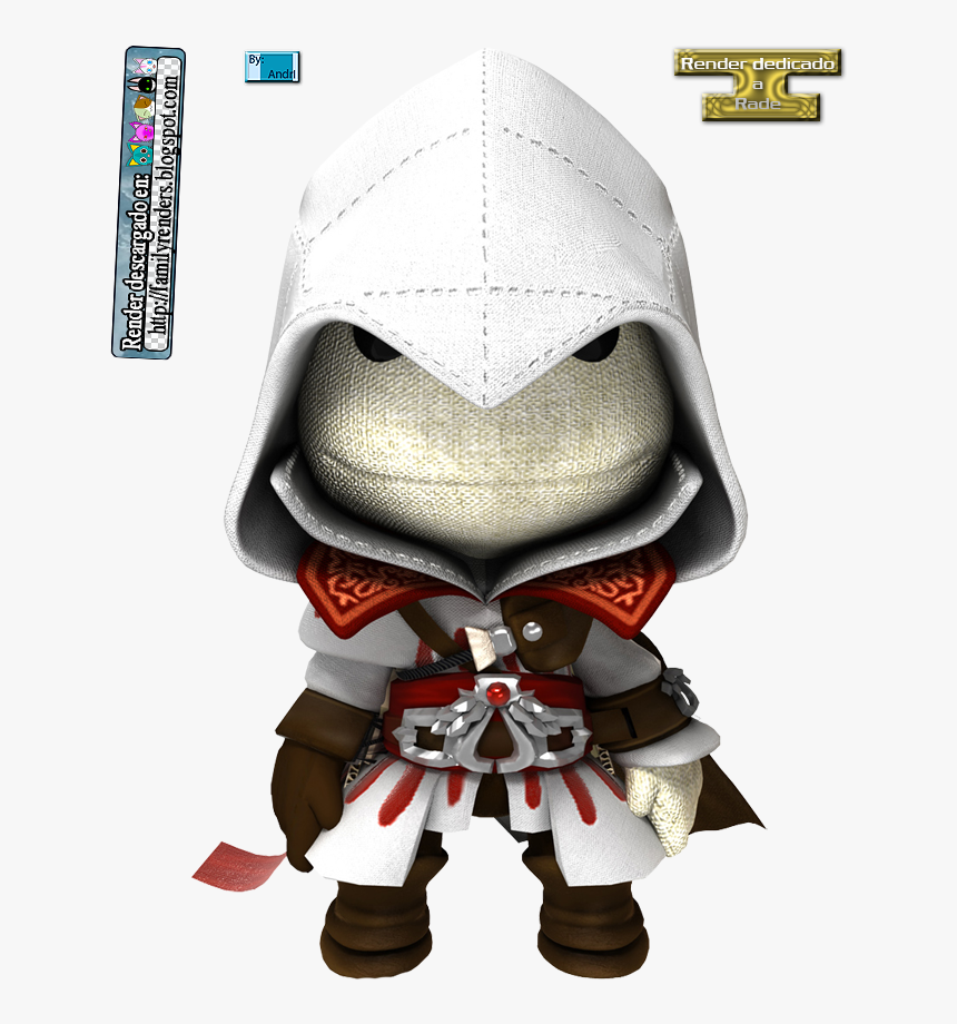 Ezio Little Big Planet, HD Png Download , Transparent Png Image - PNGitem