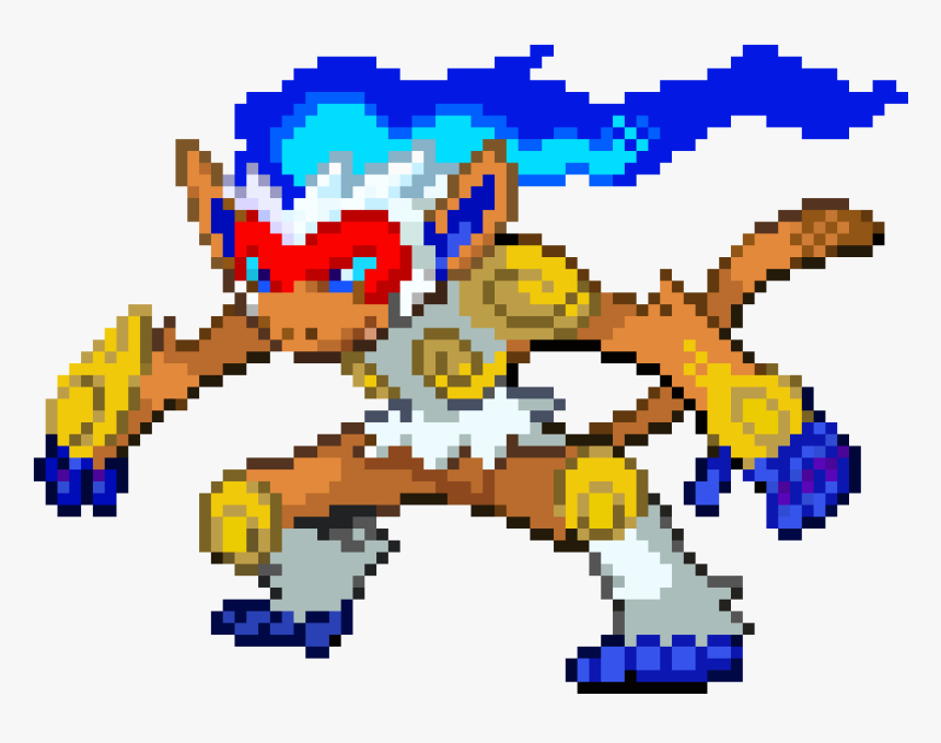 K - T - Jr - - Infernape Pixel Art - Pixel Art Pokemon Infernape, HD ...