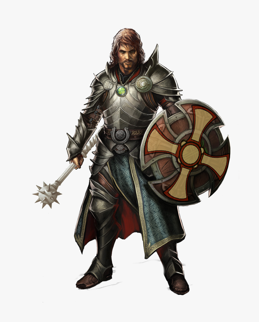 Cleric Mace And Shield, HD Png Download , Transparent Png Image - PNGitem
