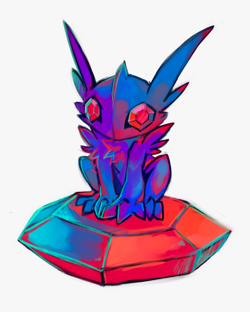 Cute Mega Sableye Art, HD Png Download , Transparent Png Image - PNGitem