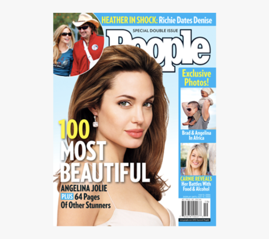 Angelina Jolie People Magazine, HD Png Download , Transparent Png Image ...