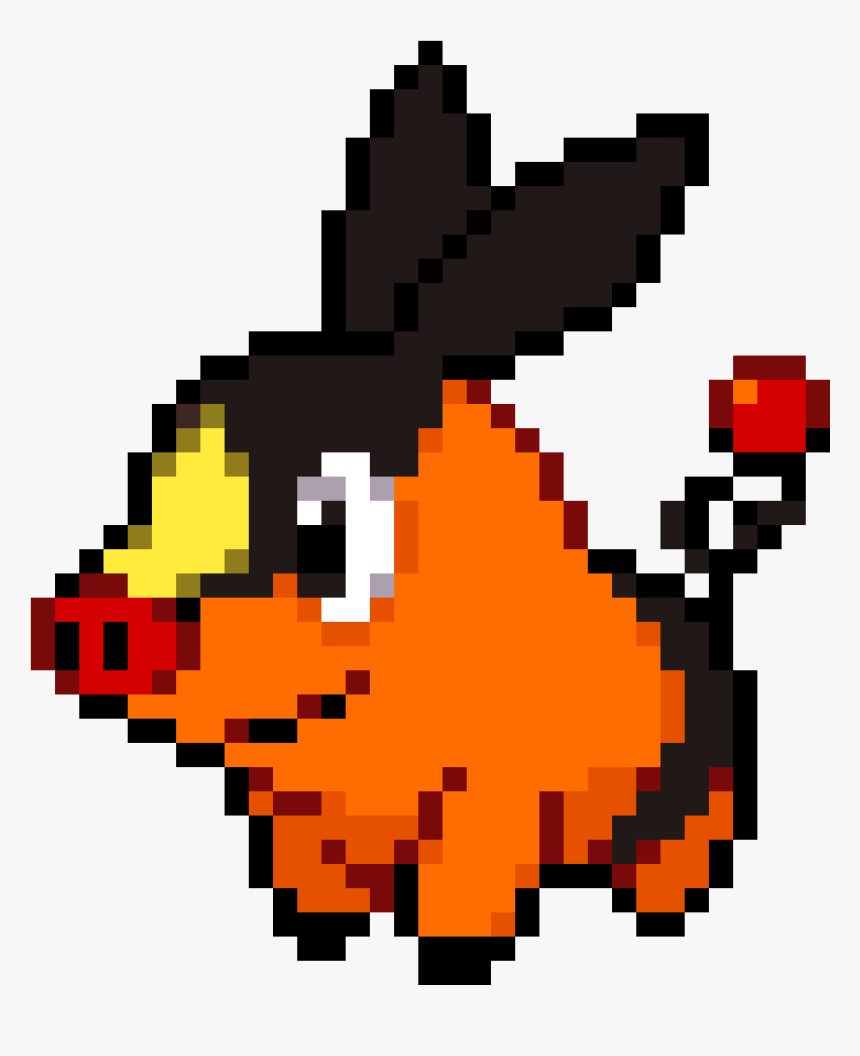 Pokemon Tepig Pixel Art, HD Png Download , Transparent Png Image - PNGitem