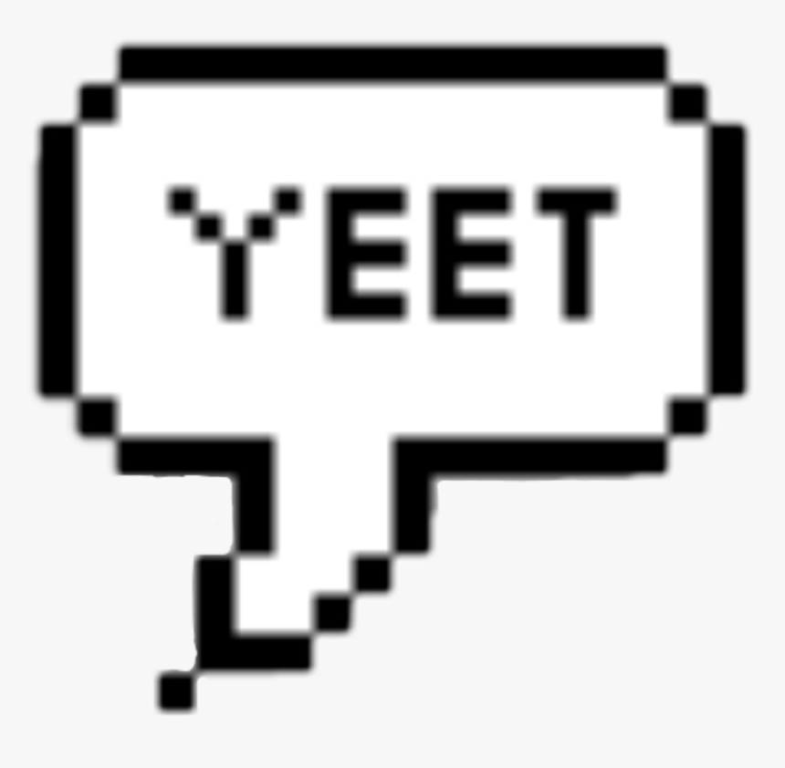 Transparent Bubble Clip Art - Yeet In A Speech Bubble, HD Png Download ...