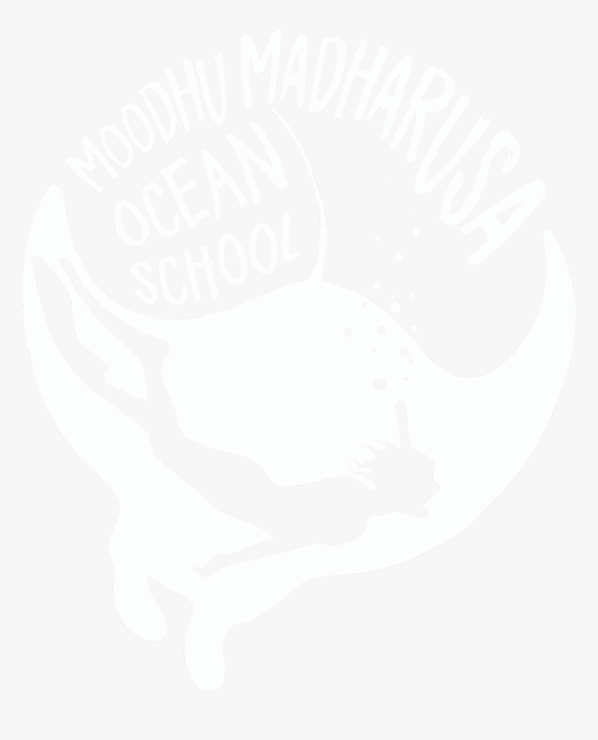 Ocean School Logo White - Illustration, HD Png Download , Transparent ...