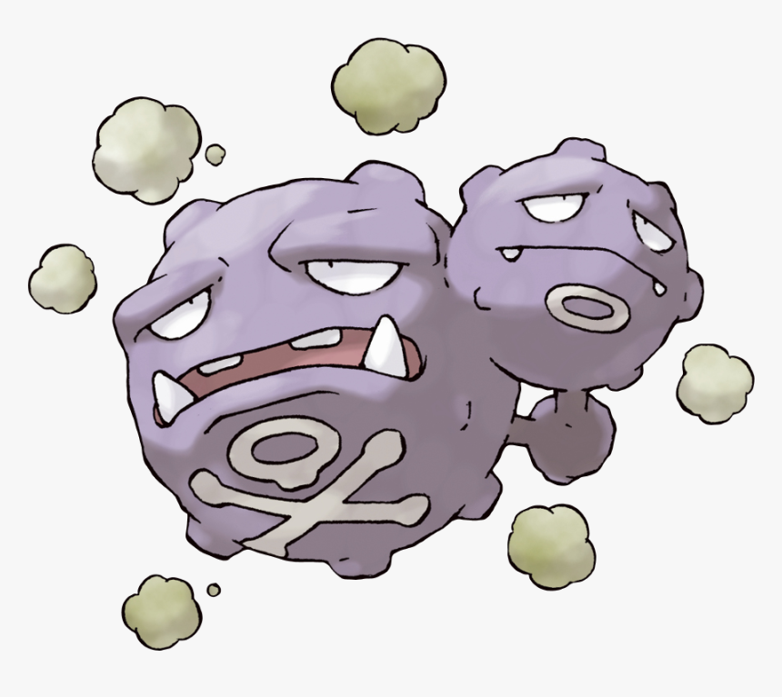 Weezing - Smoke Pokemon, HD Png Download , Transparent Png Image - PNGitem