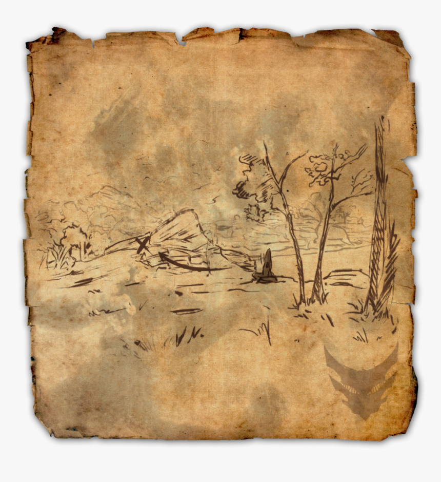 Clip Art Cyrodiil Treasure Map - Clockwork City Eso Treasure Map, HD ...