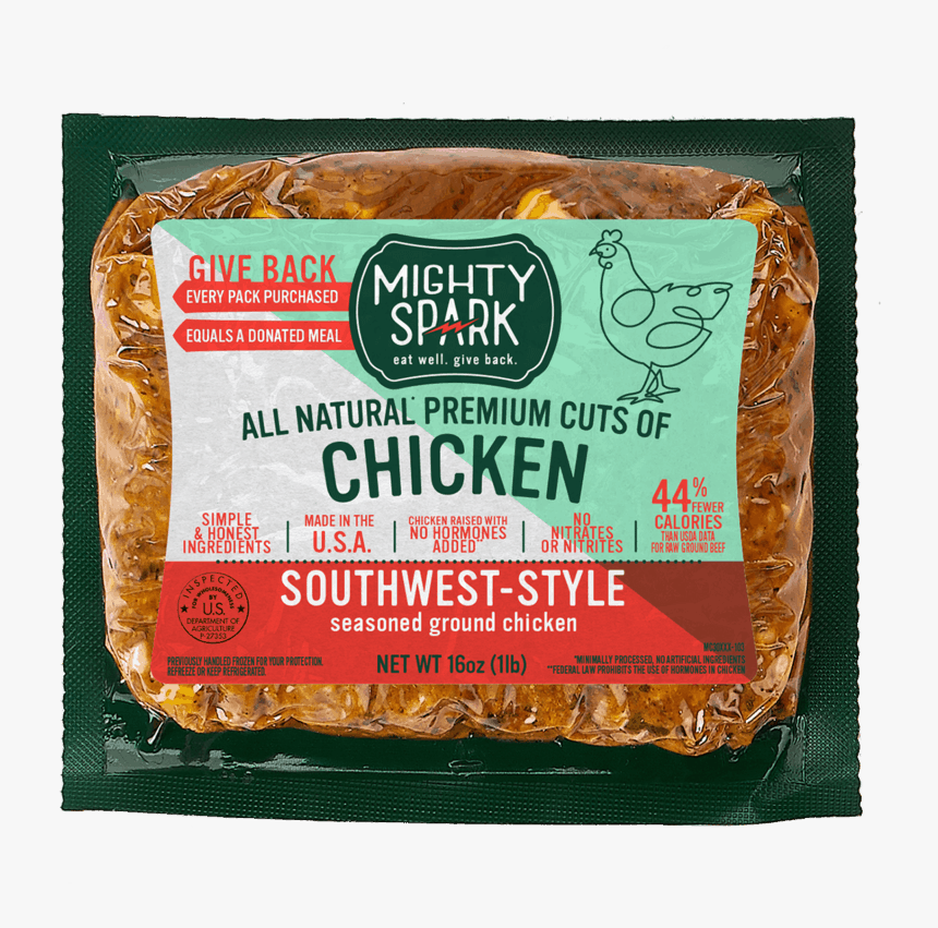 Mighty Spark Ground Chicken, HD Png Download , Transparent Png Image ...