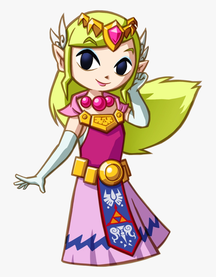 Princess Zelda Png - Wind Waker Toon Zelda, Transparent Png ...