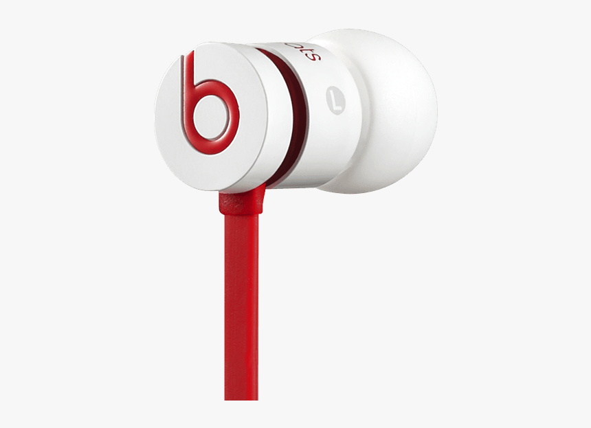 Beats By Dr - Beats Earbuds White And Red, HD Png Download ...