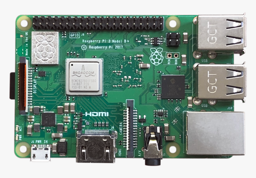 A Raspberry Pi 3 Model B - Raspberry, HD Png Download , Transparent Png ...