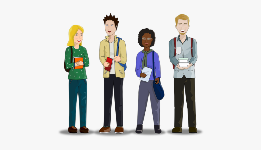 Transparent Teens Png - Animated College Student Png, Png Download ...