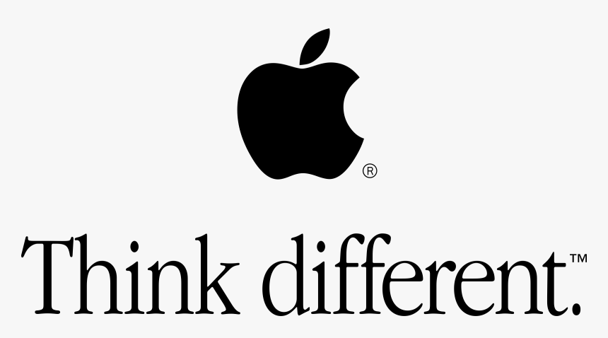 Apple Think Different Logo Png Transparent - Apple Think Different ...